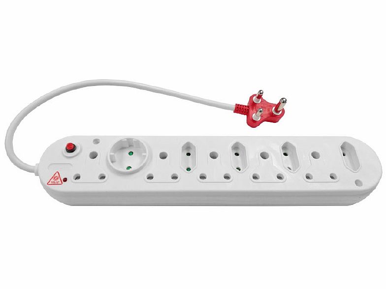 MULTIPLUG 5 X 16A 5 X 5A 0.5M CORD – Saturn Technologies CC