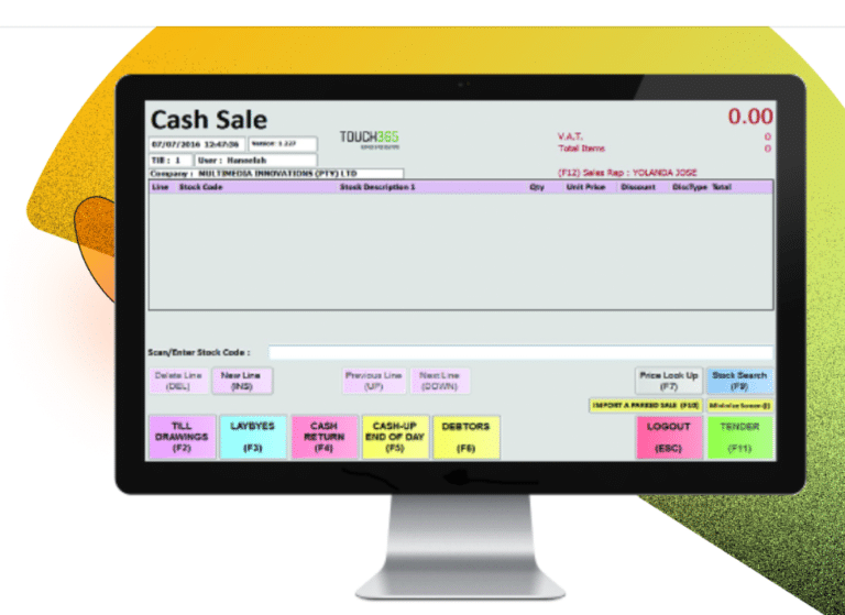 TOUCH 365 POINT OF SALE SOFTWARE – Saturn Technologies CC